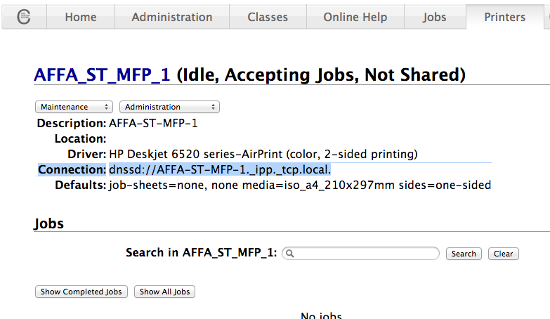 Add a printer via command-line in OS X | Dae’s blog